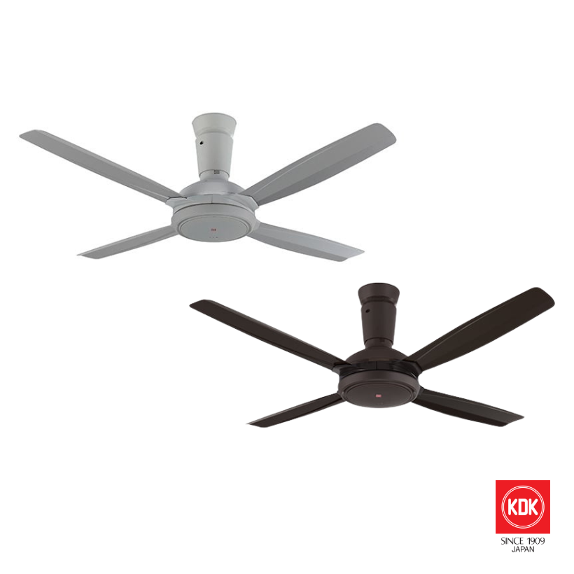 KDK 4 Blades Ceiling Fan with remote controller | K14XZ