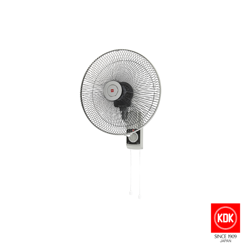 KDK Wall Fan 16" manual Grey Color | KU408-YG